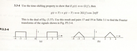 Solved 3.5-4 Use the time-shifting property to show that if | Chegg.com