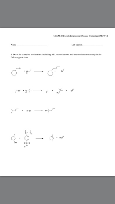 Solved Draw the complete mechanism (including all curved | Chegg.com Solved Draw the complete mechanism (including all curved | Chegg.com