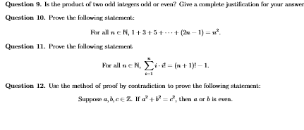 Solved Is the product of two odd integers odd or even? Give | Chegg.com