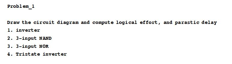 Solved Problem 1 Draw the circuit diagram and compute | Chegg.com