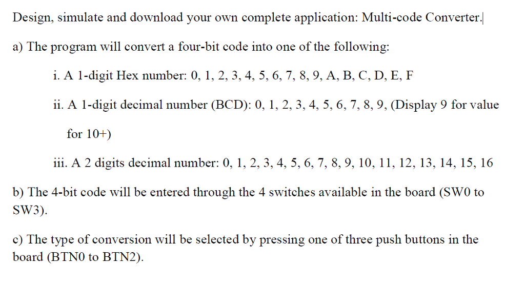 Solved Design, simulate and download your own complete | Chegg.com
