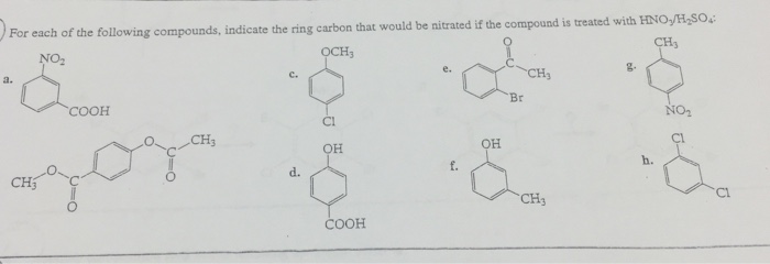 Solved For each of the following compounds, indicate the | Chegg.com