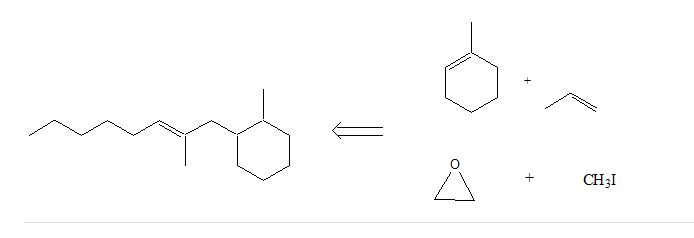 Solved Propose a synthesis of the following alkene [as a Z:E | Chegg.com