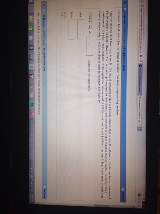 Solved formulate but do not solve | Chegg.com