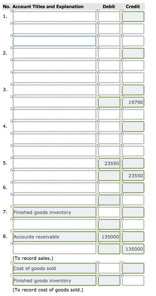 Solved Problem 23-6A (Part Level Submission) Jorgensen | Chegg.com