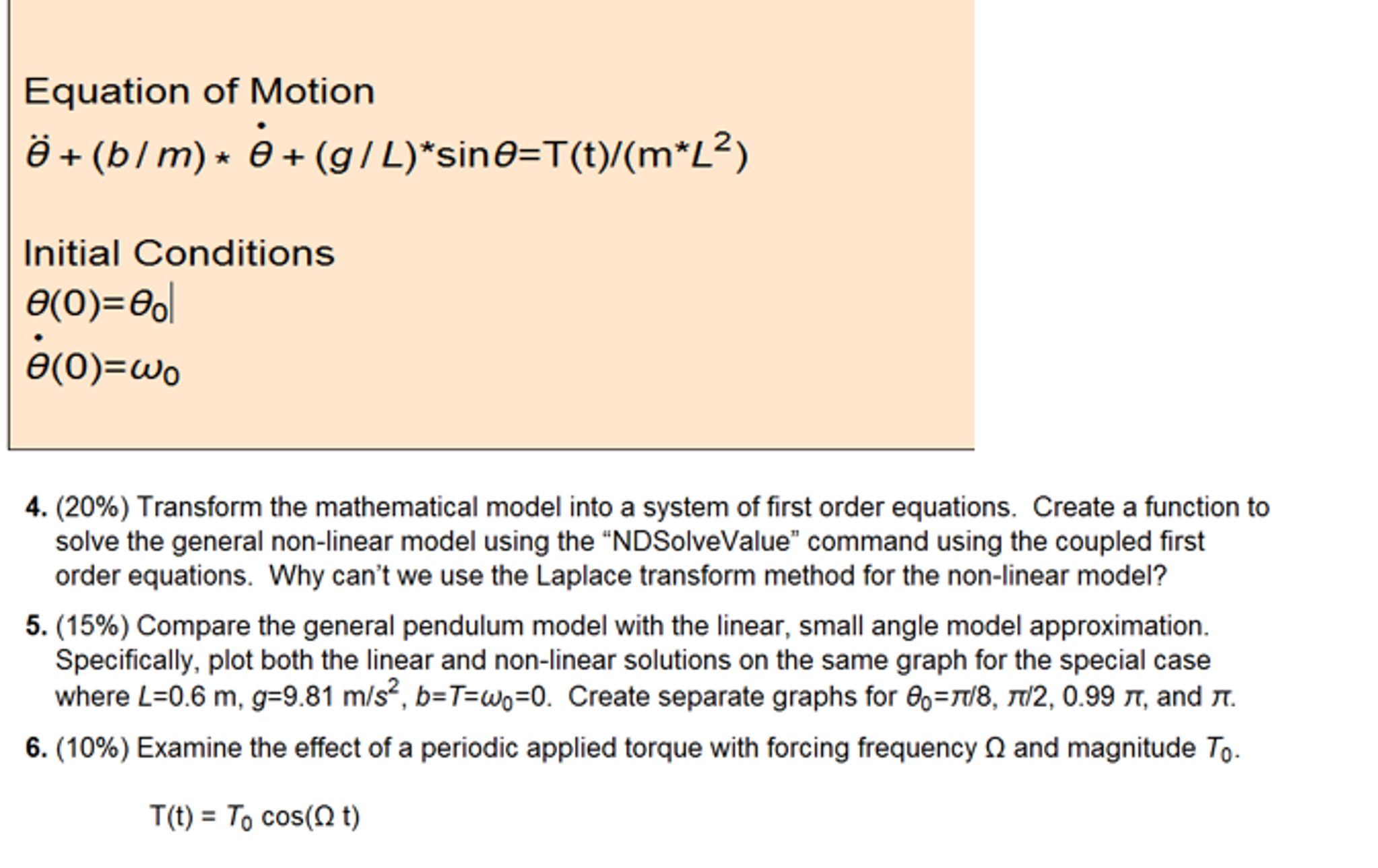 Solved Consider a simple pendulum consisting of a sphere of | Chegg.com
