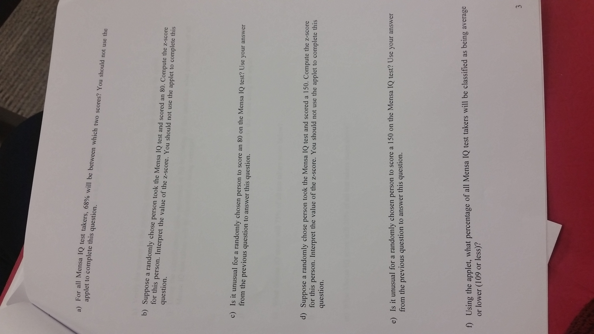 Solved Mensa is an international group for individuals | Chegg.com