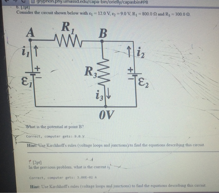 Solved Consider the circuit shown below with epsilon + | Chegg.com