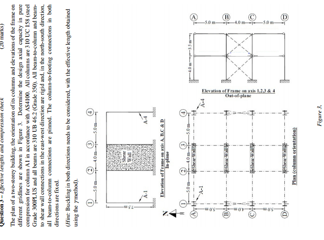 The plan of a two-storey building, the orientation of | Chegg.com