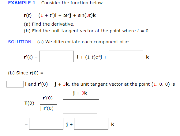 Solved EXAMPLE 1 Consider the function below r(t) = (1 + | Chegg.com