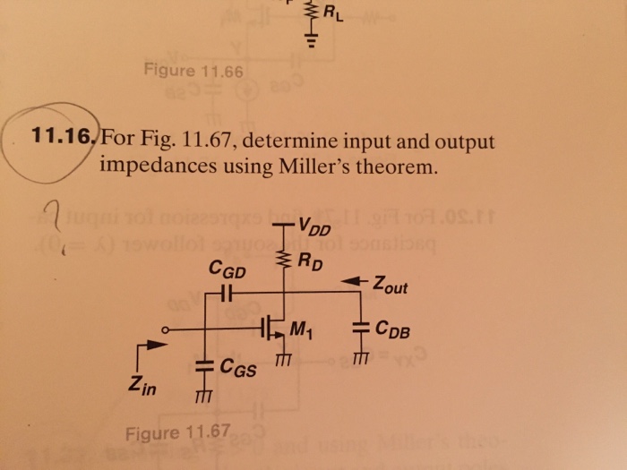 Solved 1116 For Fig 1167 Determine Input And Output 