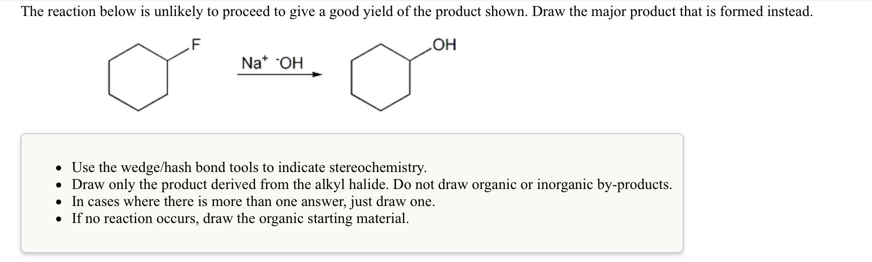 Solved The reaction below is unlikely to proceed to give a | Chegg.com