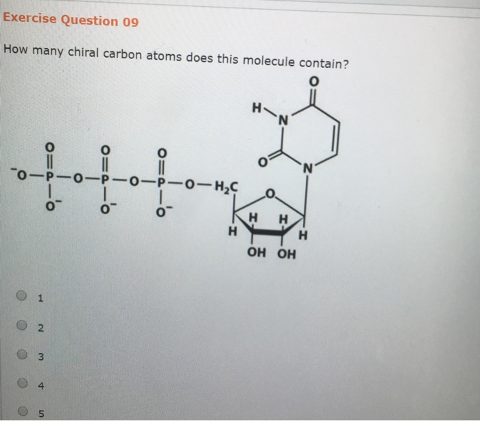 Solved How many chiral carbon atoms does this molecule | Chegg.com
