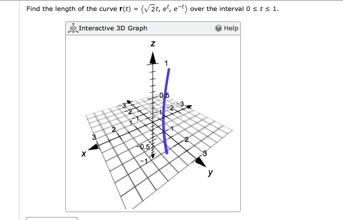 Solved Find the length of the curve r(t) = over the | Chegg.com