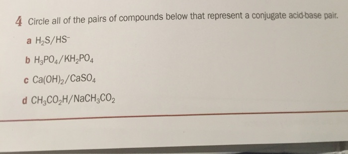 Solved Circle all of the pairs of compounds below that | Chegg.com