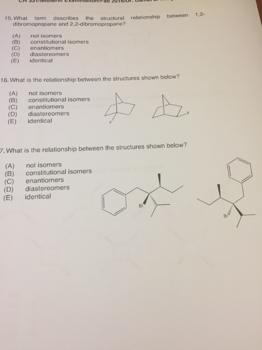 Solved What term describes the structural relationship | Chegg.com