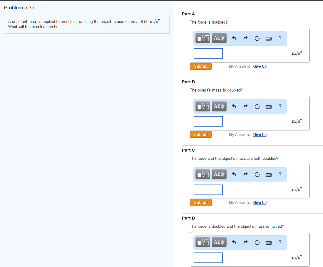 Solved A constant force is applied to an object, causing the | Chegg.com
