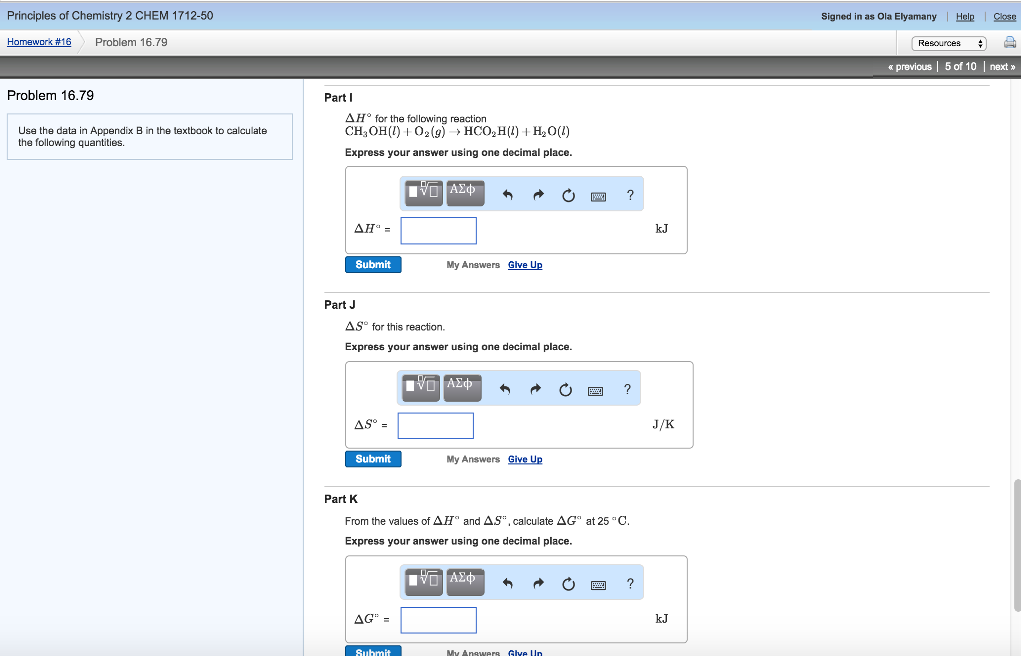 Solved Use the data in Appendix B in the textbook to | Chegg.com