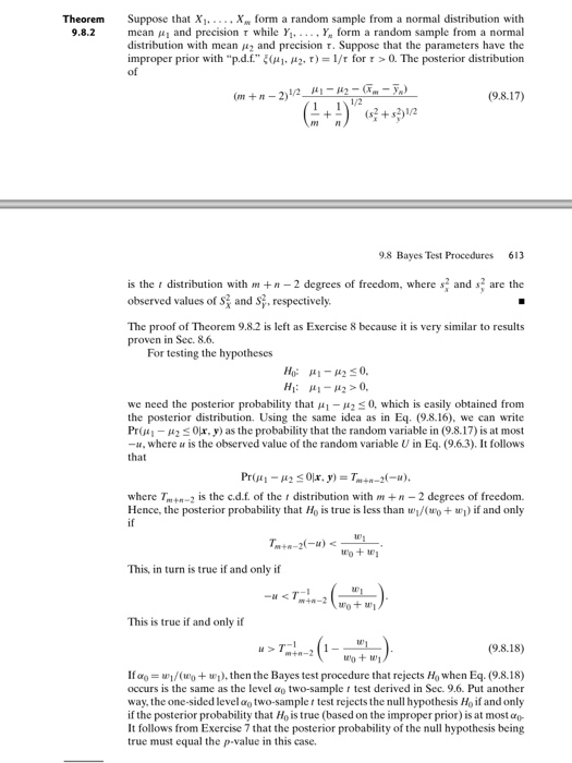 Solved 8. In this exercise you will prove Theorem 9.8.2. a. | Chegg.com