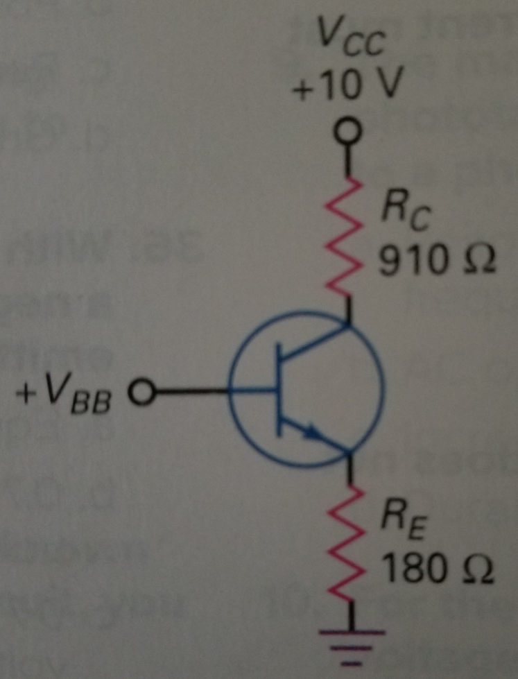 Solved For the Figure above , take a base voltage VBB = 2V, | Chegg.com