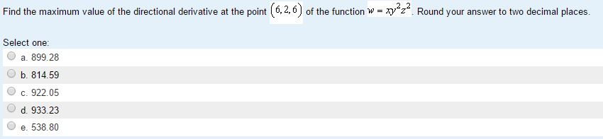 Solved Find the maximum value of the directional derivative | Chegg.com