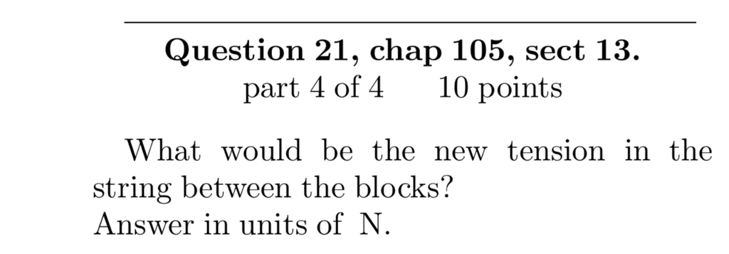 Solved Two blocks on a frictionless horizontal sur- The | Chegg.com