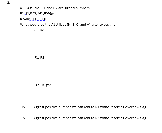 Assume R1 and R2 are signed numbers R1 = | Chegg.com