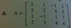 Solved Consider the following matrices. Find the permutation | Chegg.com