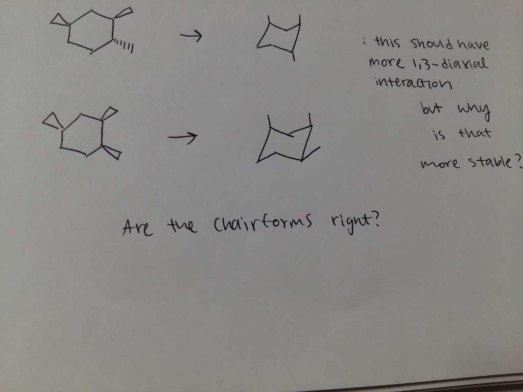 Solved 40 Identify the more stable stereoisomer in each of | Chegg.com