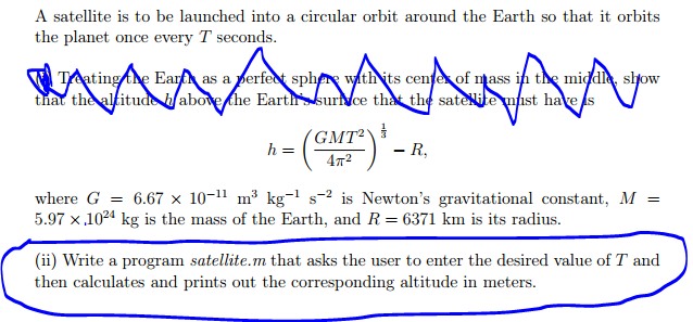 A Satellite Is To Be Launched Into A Circular Orbit
