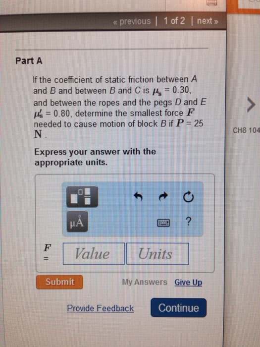 Solved Figure 1 of 1 45° | Chegg.com