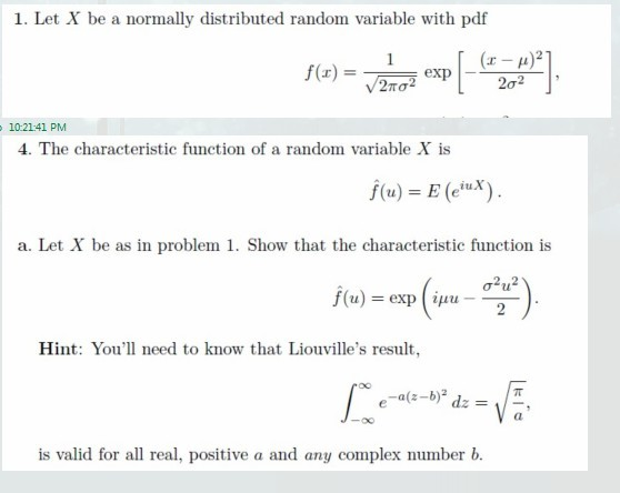 Solved Let X be a normally distributed random variable with | Chegg.com