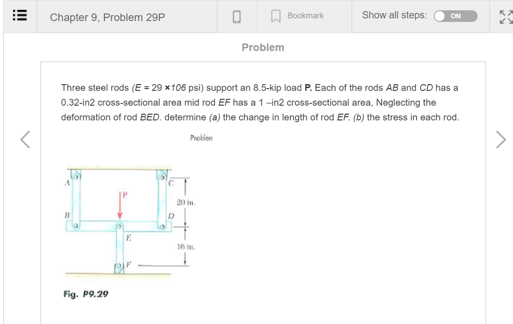 Solved BookmarkShow all steps: ON Chapter 9, Problem 29P | Chegg.com