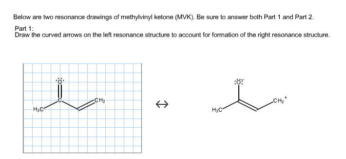 Solved Below are two resonance drawings of methylvinyl | Chegg.com