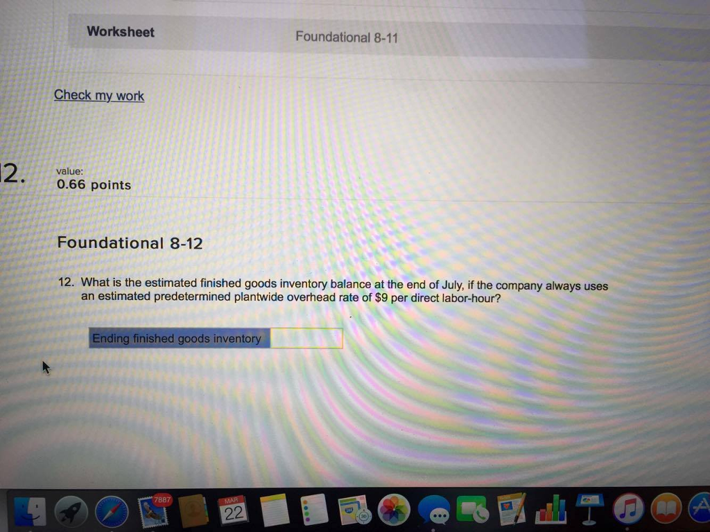 Solved Foundational [LO8-2, LO8-3, L08-4, L08-5, L08-7, | Chegg.com