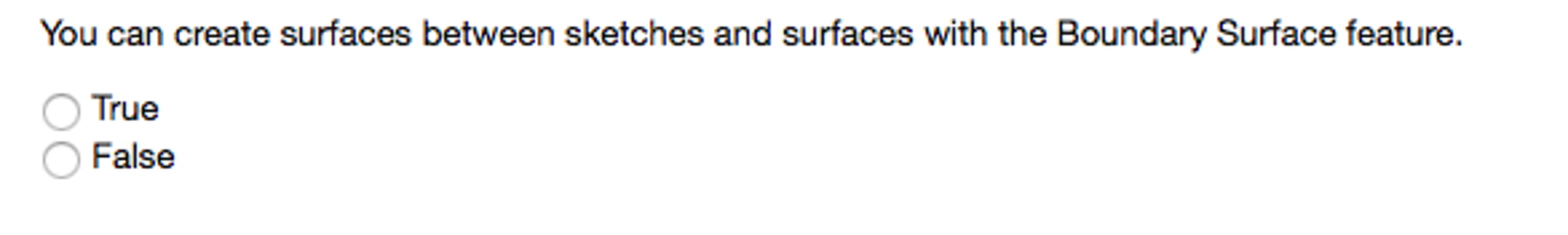 Solved You can create surfaces between sketches and surfaces | Chegg.com