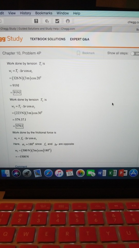 Solved Edit View History Bookmarks Window Help chegg.com | Chegg.com