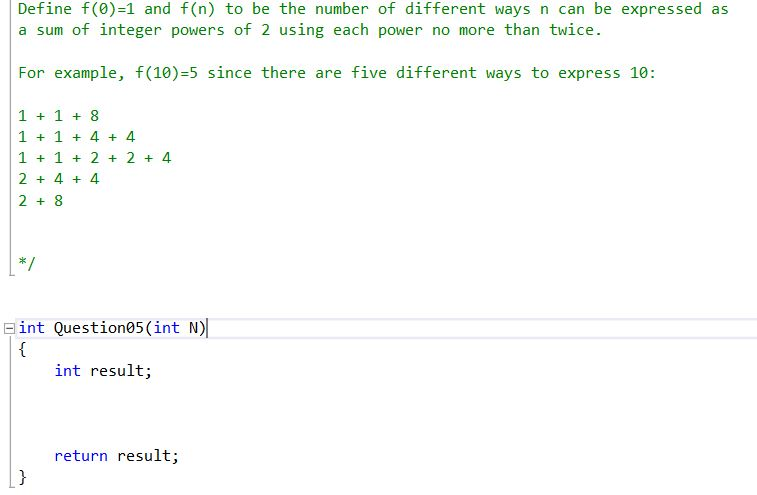 Solved Define f(0)=1 and f(n) to be the number of different | Chegg.com