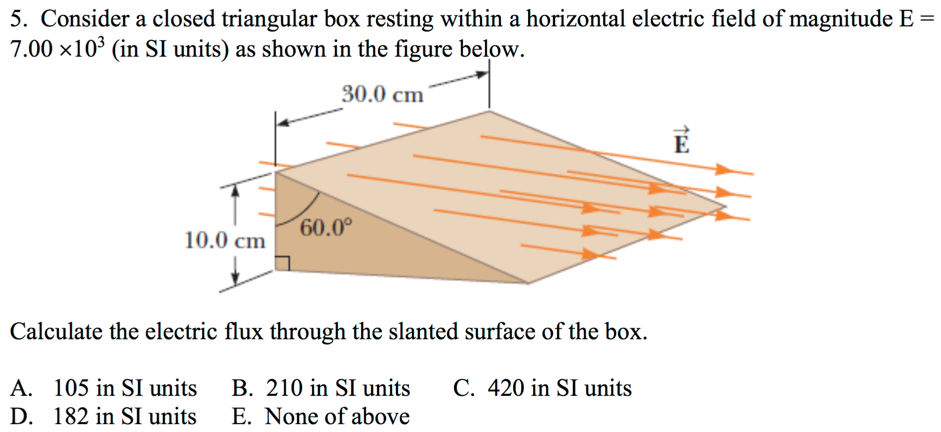 Solved 5. Consider a closed triangular box resting within a | Chegg.com