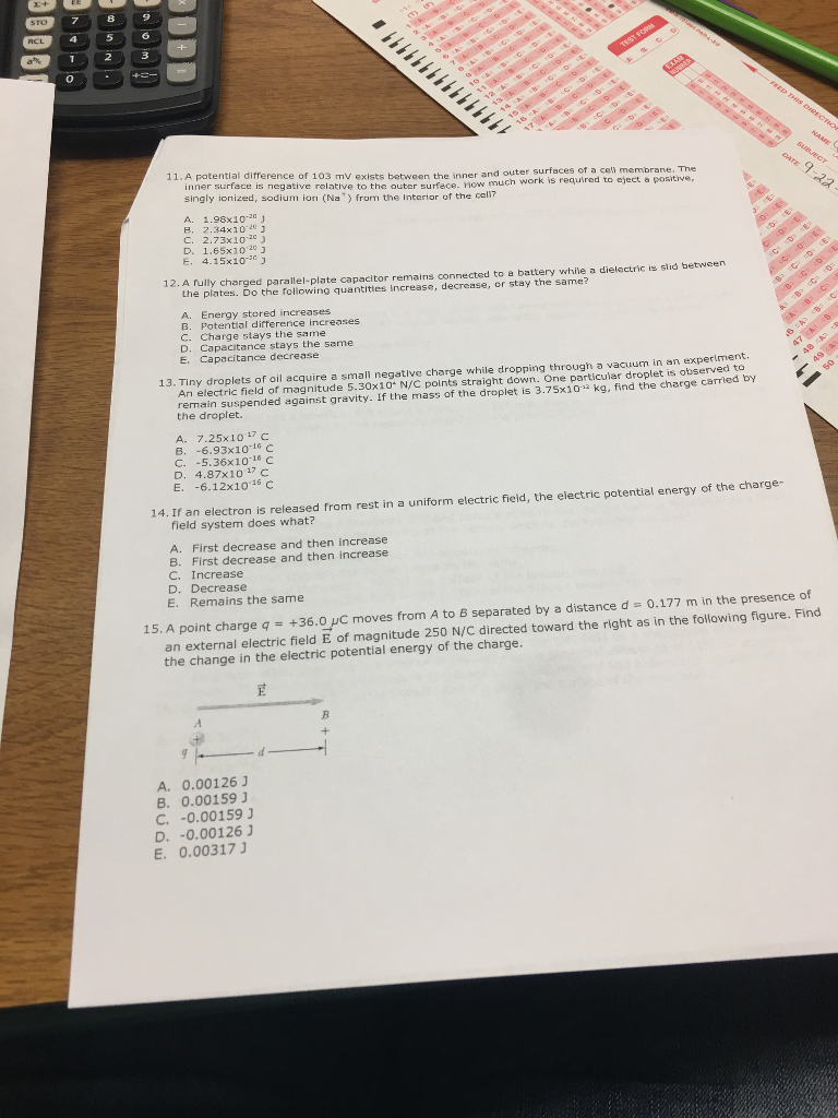 Solved Name Algebra-based Physics 11, Fall 17 Test 1,Form C | Chegg.com