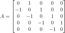 Solved A= 000-10 00010 0010 01010 10100 01000 | Chegg.com
