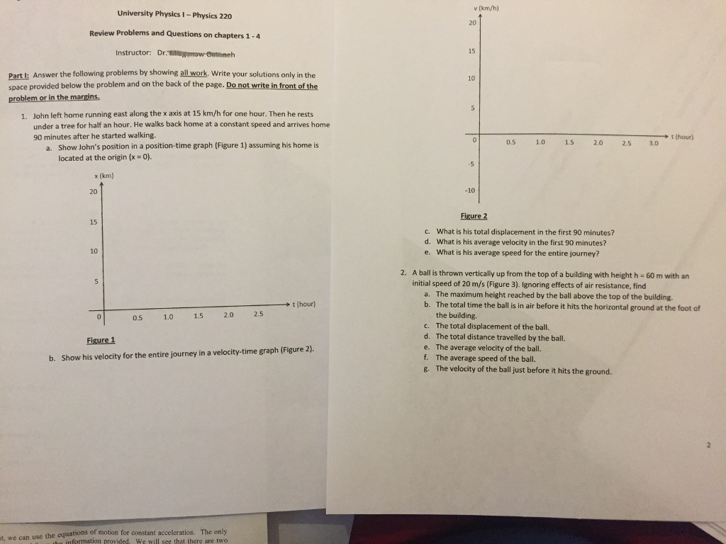 Solved John left home running east along the x axis at 15 | Chegg.com