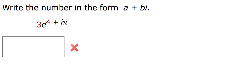 Solved bi. Write the number in the form a 3e | Chegg.com