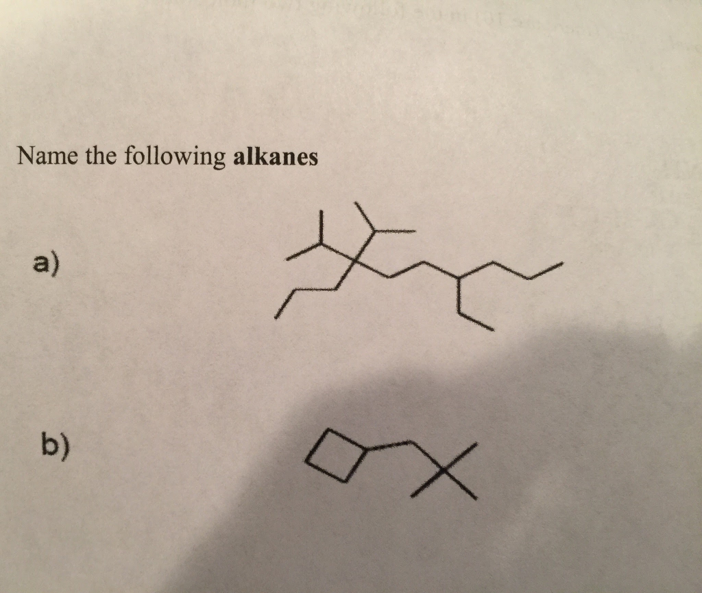 Solved Name the alkanes and then for the second picture, | Chegg.com Solved Name the alkanes and then for the second picture, | Chegg.com