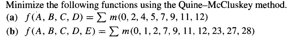 Solved Minimize the following functions using the | Chegg.com