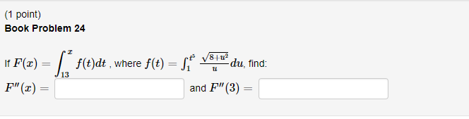 Solved (1 point) Book Problem 21 Consider the function r | Chegg.com
