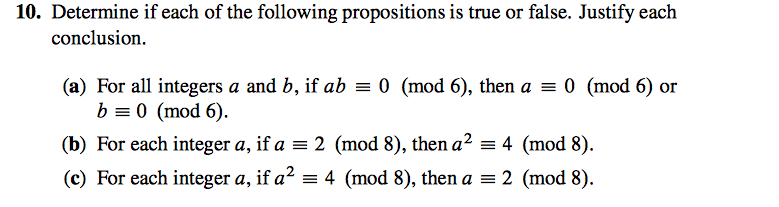 Solved Determine if each of the following propositions is | Chegg.com