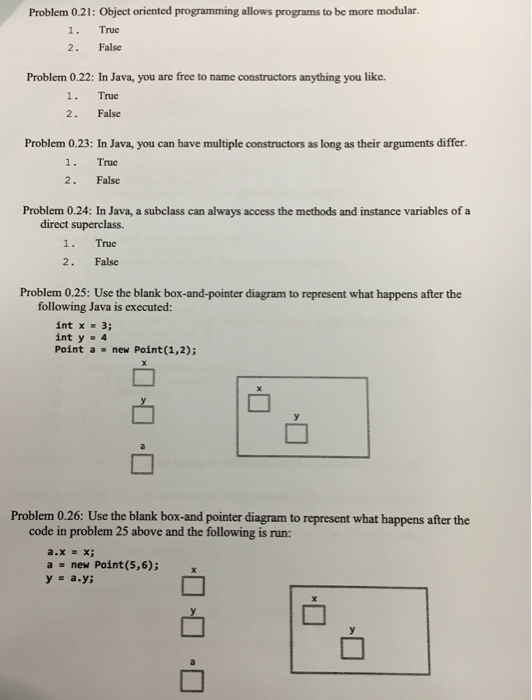 Solved Object oriented programming allows programs to be | Chegg.com
