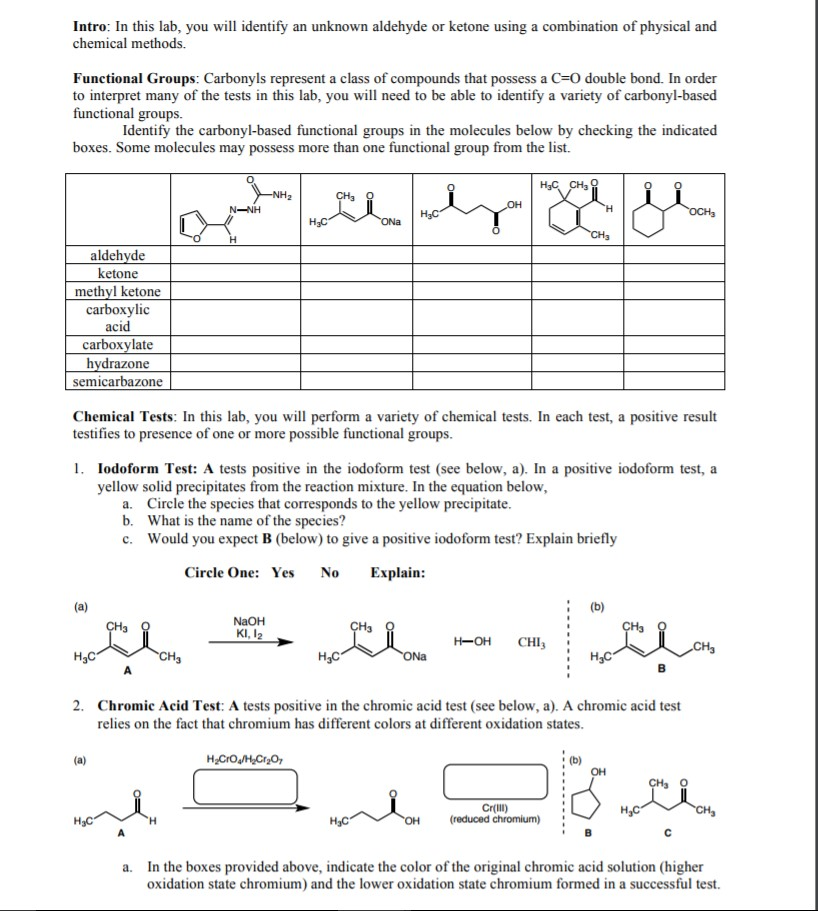 Solved Intro: In this lab, you will identify an unknown | Chegg.com