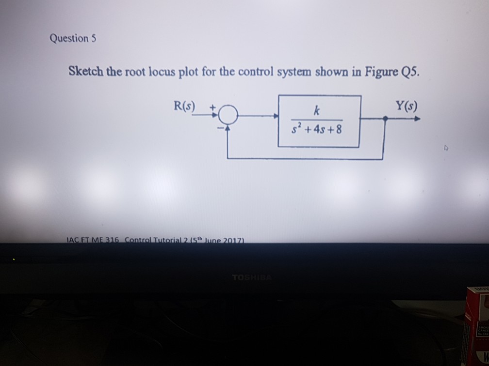 Solved Question 5 Sketch the root locus plot for the control | Chegg.com Solved Question 5 Sketch the root locus plot for the control | Chegg.com